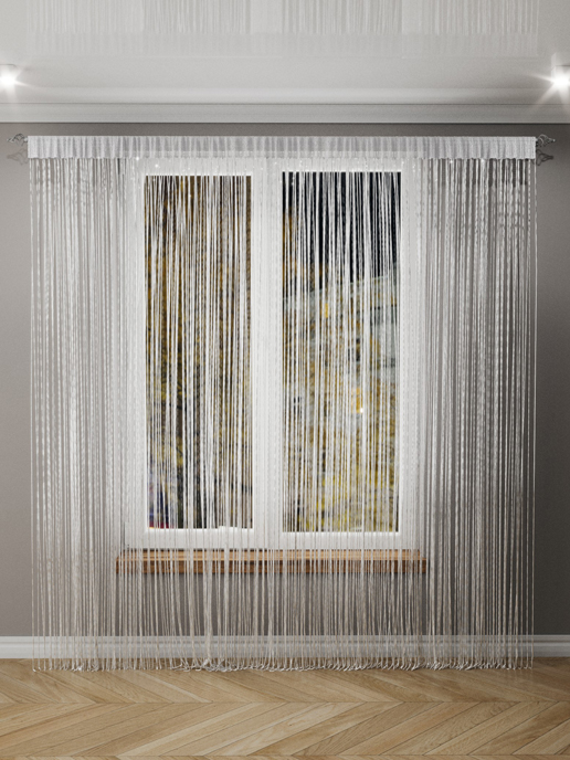 Шторы-нити Джулия с люрексом